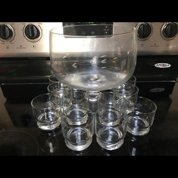 Princess House | Kitchen | Princess House Heritage Pattern Punch Bowl ...